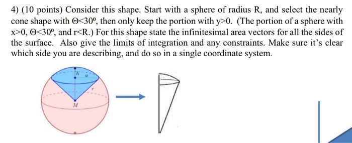 Solved 4) (10 points) Consider this shape. Start with a | Chegg.com