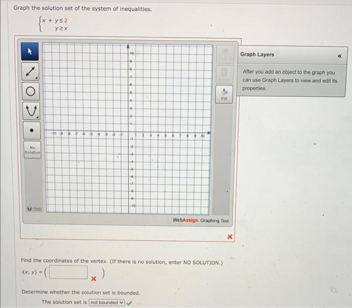 Solved Graph the solution set of the system of inequalities. | Chegg.com