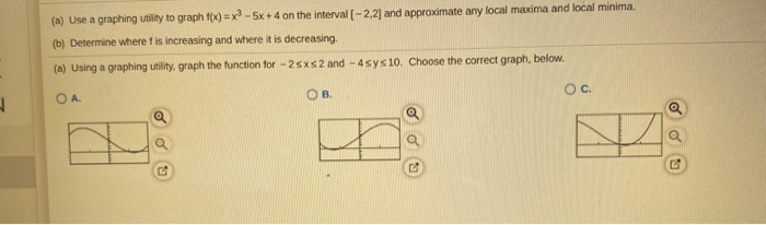 Solved (a) Use a graphing utility to graph f(x)=x} -5x + 4 | Chegg.com
