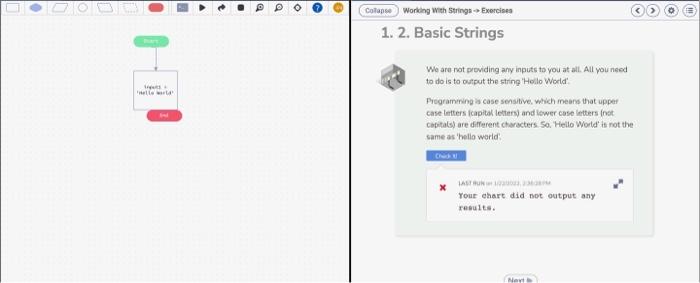 Solved Collapse Working with Strings - Exercises 1. 2. Basic | Chegg.com