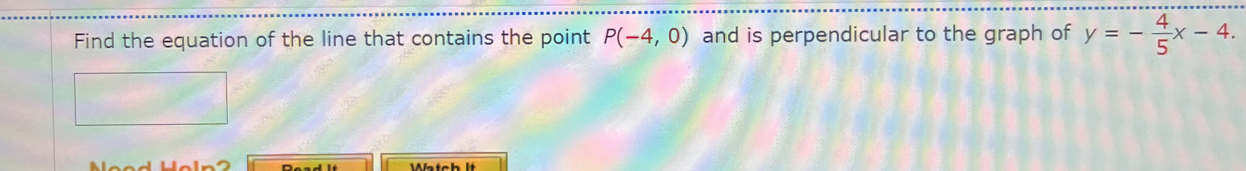 Solved Find the equation of the line that contains the point | Chegg.com