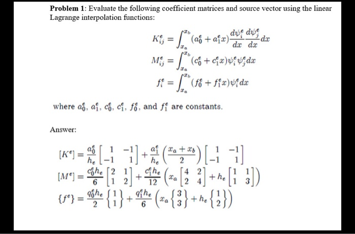 Solved Problem 1: Evaluate the following coefficient | Chegg.com