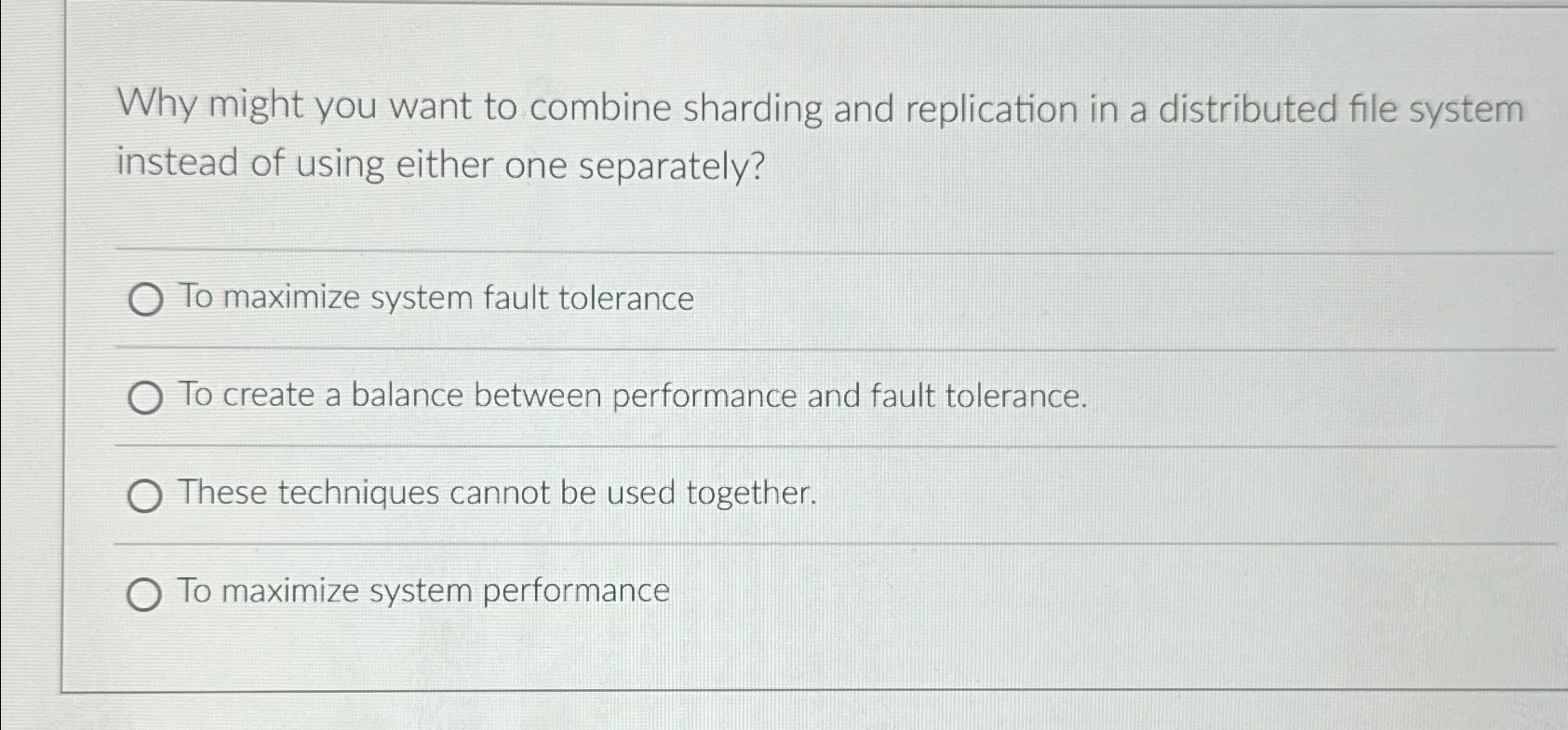 Solved Why might you want to combine sharding and | Chegg.com