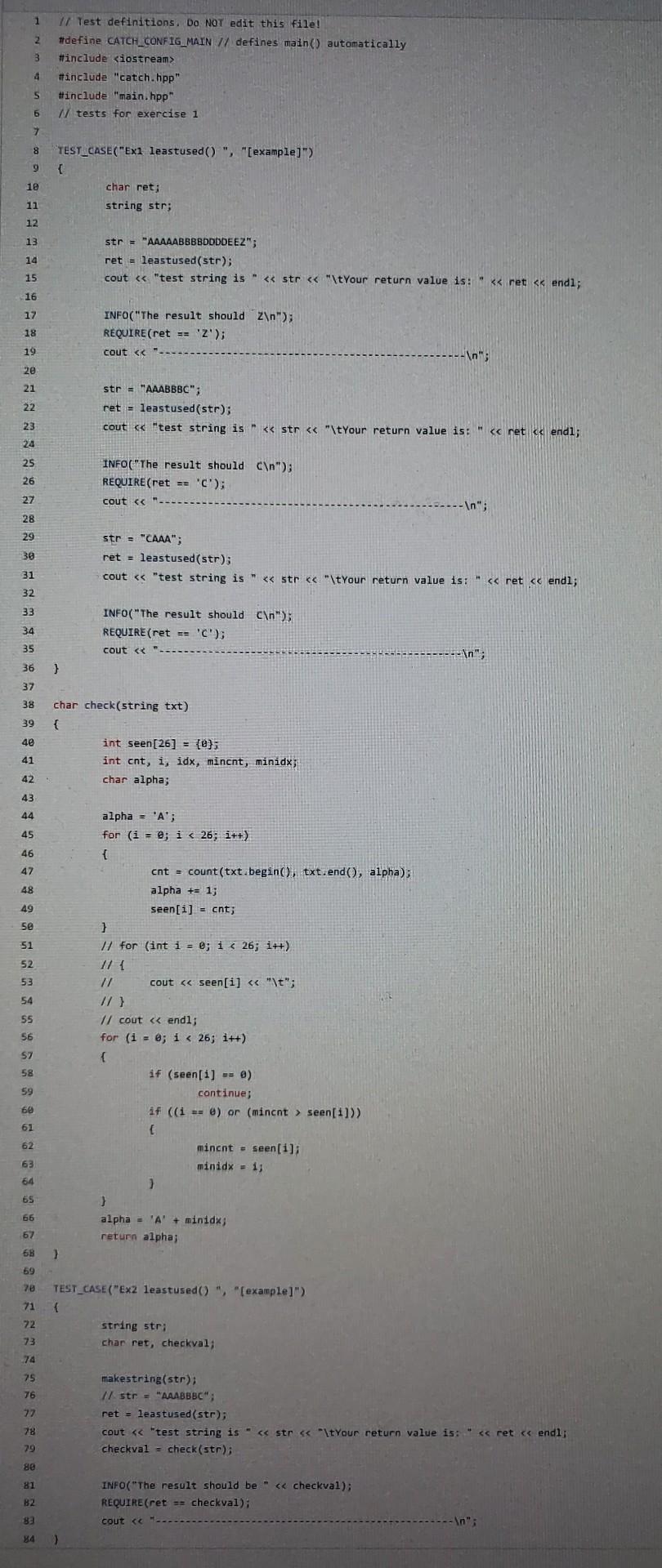 Solved We will make a program that checks the occurrences of | Chegg.com