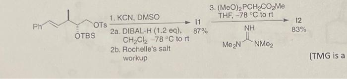 Solved 2b. Rochelle's salt workup ITMG is a | Chegg.com