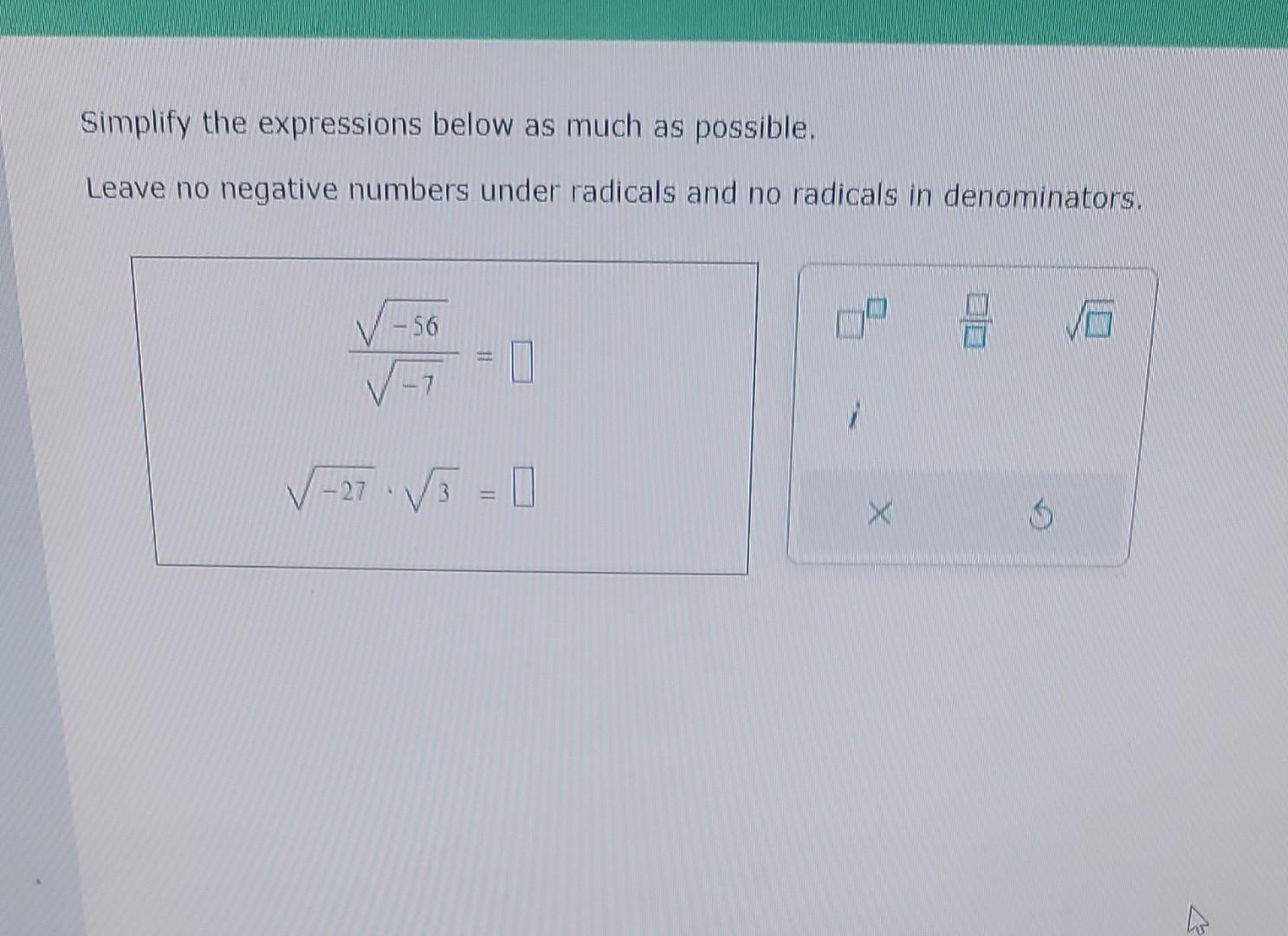 Solved Simplify the expressions below as much as possible. | Chegg.com