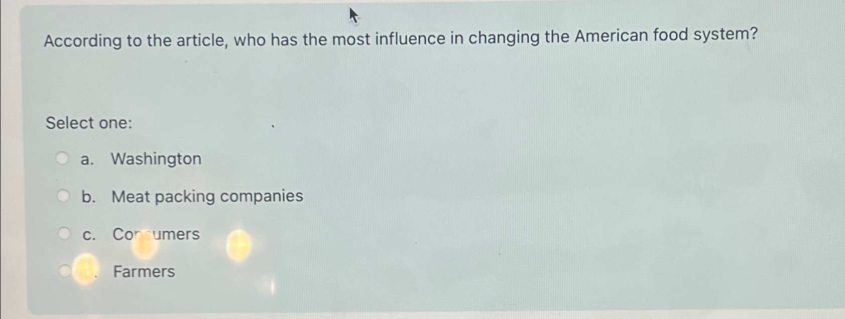 Solved According to the article, who has the most influence | Chegg.com