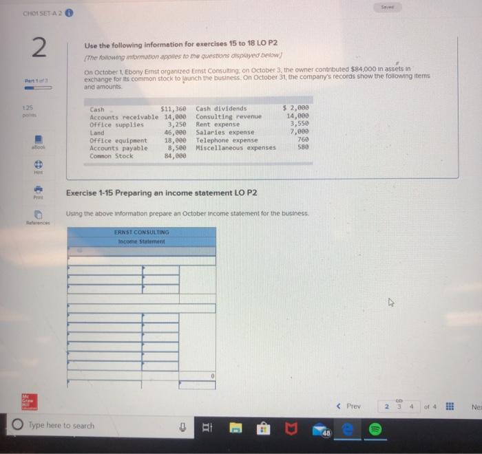Solved Exercise 1 13 Identifying Effects Of Transactions