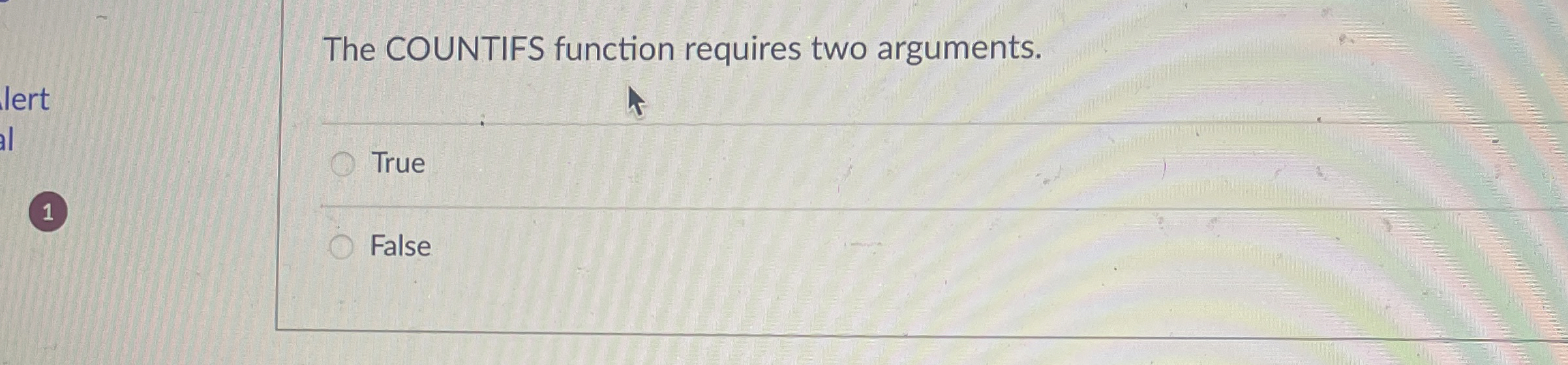 Solved The COUNTIFS function requires two | Chegg.com