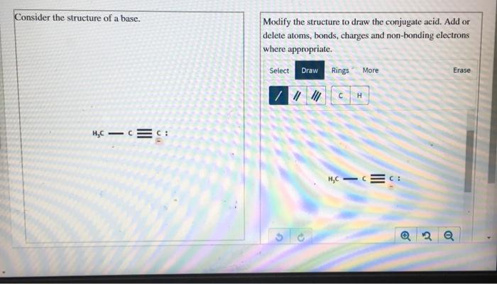 Solved Consider the structure of a base. Modify the | Chegg.com