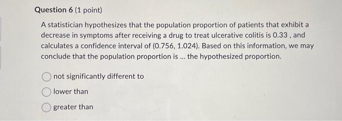 Solved A statistician hypothesizes that the population | Chegg.com