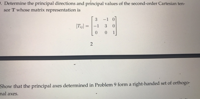 Solved Determine the principal directions and principal | Chegg.com