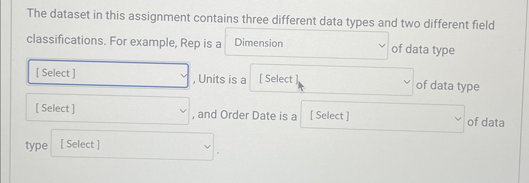Solved The dataset in this assignment contains three | Chegg.com
