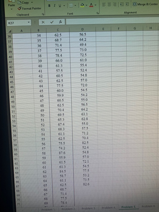 Solved Clipboard Font Alignment 27 х fr B E F G H A | Chegg.com