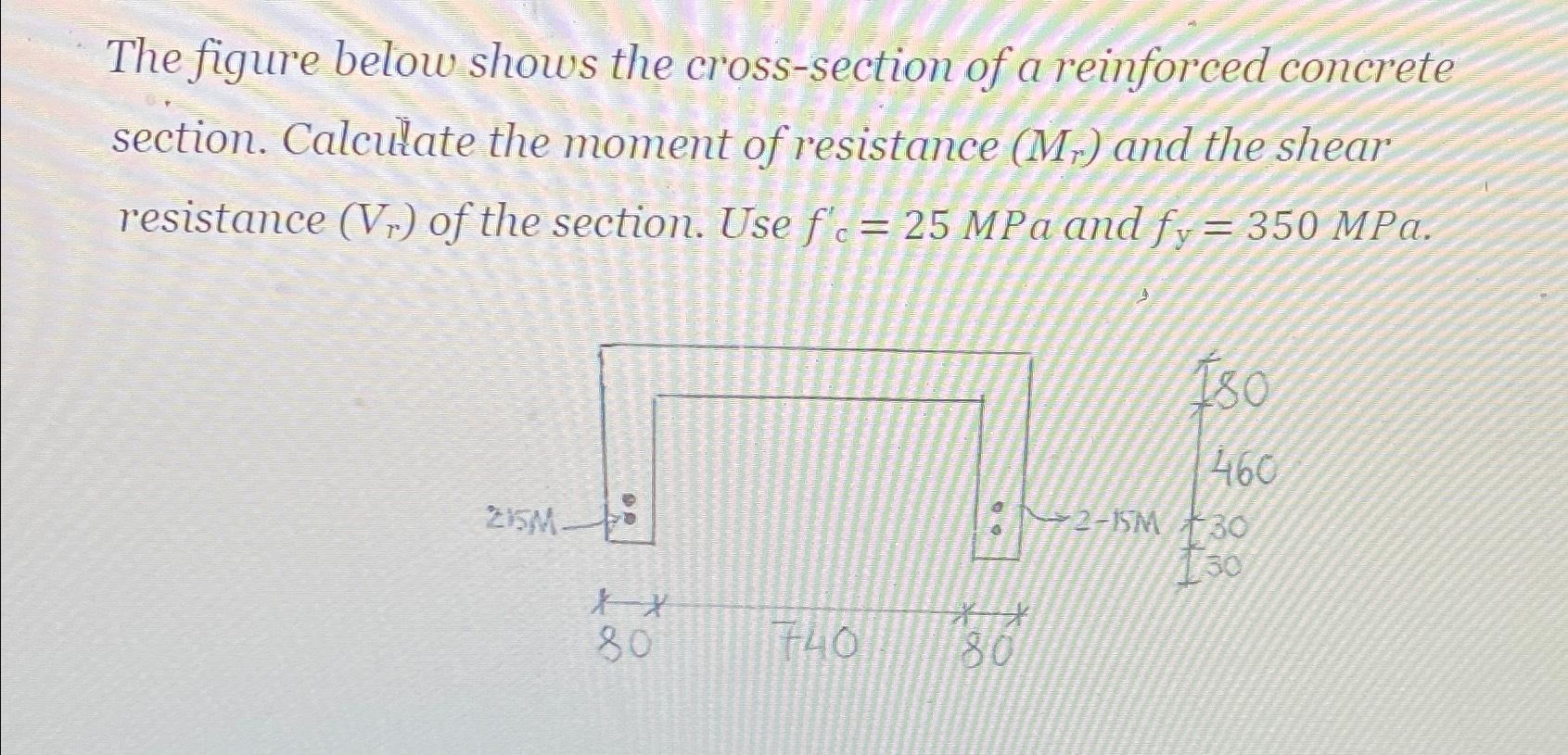 Solved The figure below shows the cross-section of a | Chegg.com