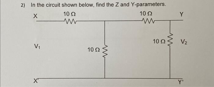 Solved In the circuit shown below, find the Z and | Chegg.com