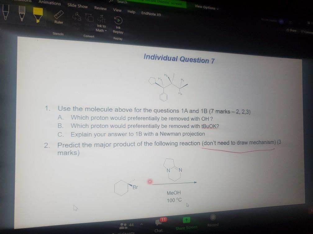 Solved Animations Search Slide Show Review View Options View | Chegg.com