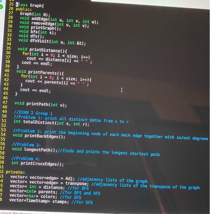 Just write the fucntions for problems 1 and 2 only | Chegg.com