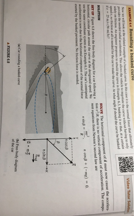 Solved REFLECT The banking angle depends on the speed as | Chegg.com