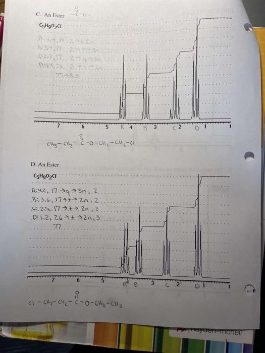Solved CH3−CH2−C−O−CH2−CH2−Cl Cl−CH2−CH2−C−C−O−CH2−CH3 | Chegg.com