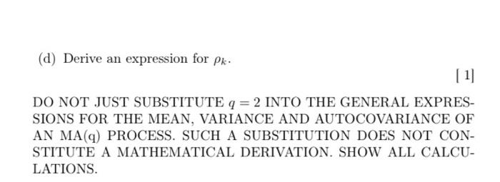Solved 7. Consider the stationary and invertible MA(2) | Chegg.com
