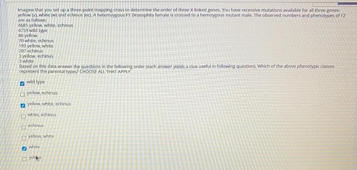 Solved Imagine that you set up a three-point mapping cross | Chegg.com