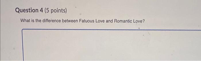 Solved Question 4 (5 points) What is the difference between | Chegg.com