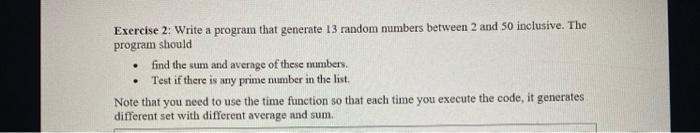 Solved Exercise1: a) Write a program that implement a | Chegg.com Solved Exercise1: a) Write a program that implement a | Chegg.com