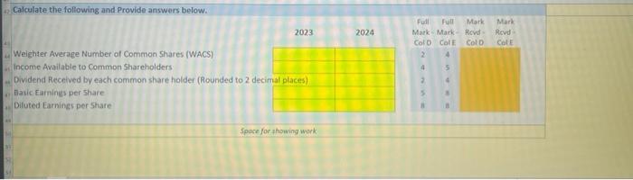 WACS, Basic and Diluted EPS Crypto Cat Corporation | Chegg.com