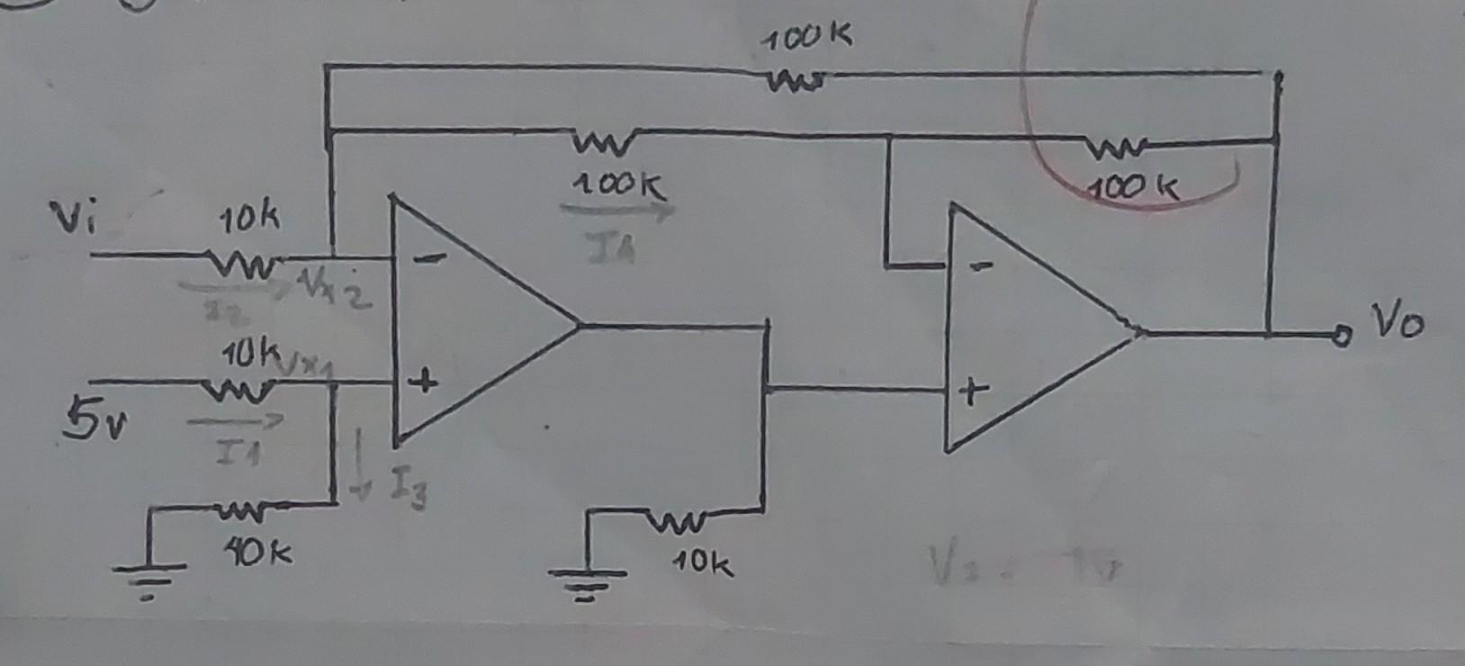 Solved Finding the output voltage (Voy) in the circuit with | Chegg.com