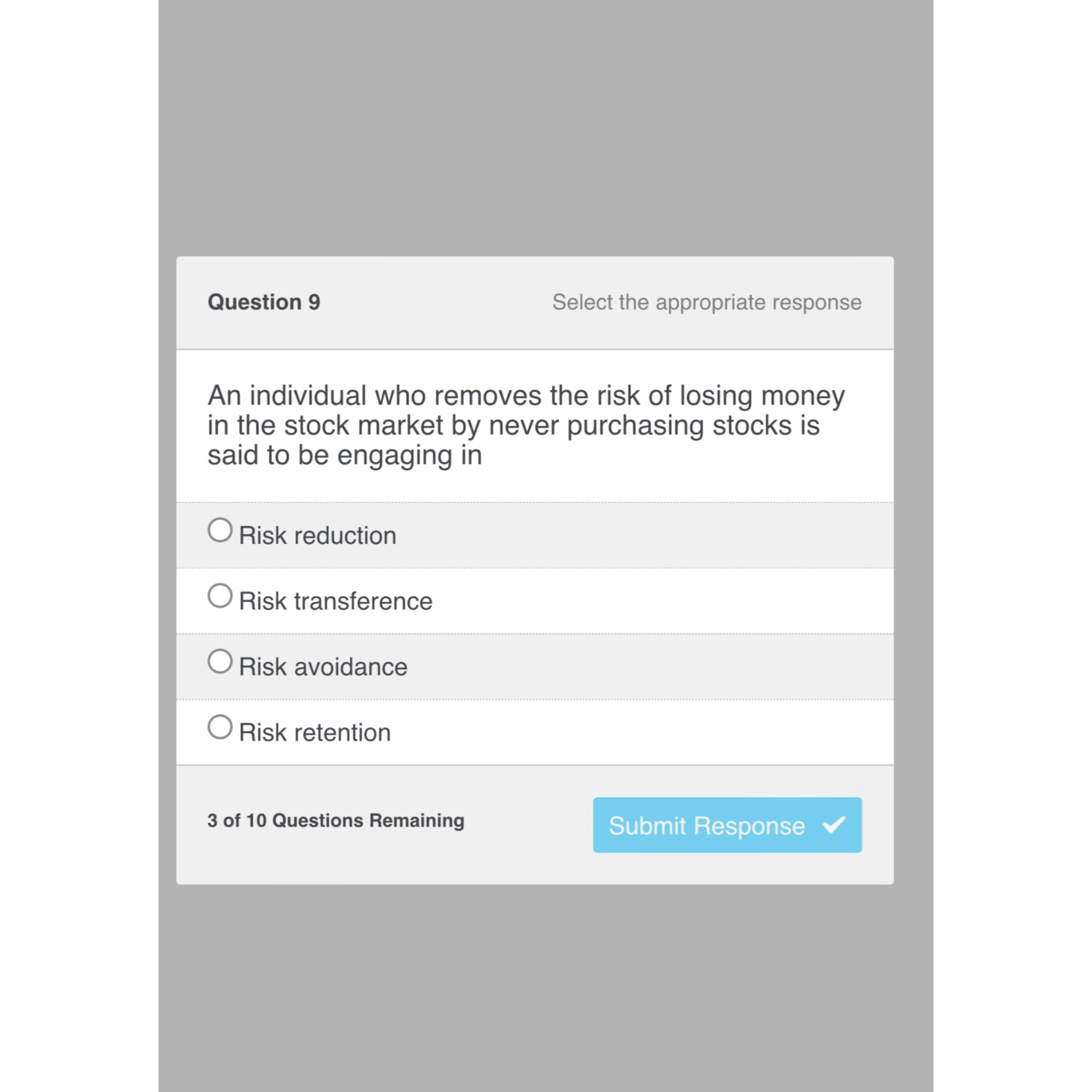 Solved Question 9Select the appropriate responseAn | Chegg.com Solved Question 9Select the appropriate responseAn | Chegg.com