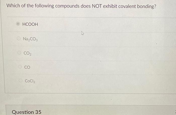 Solved Which of the following compounds does NOT exhibit | Chegg.com