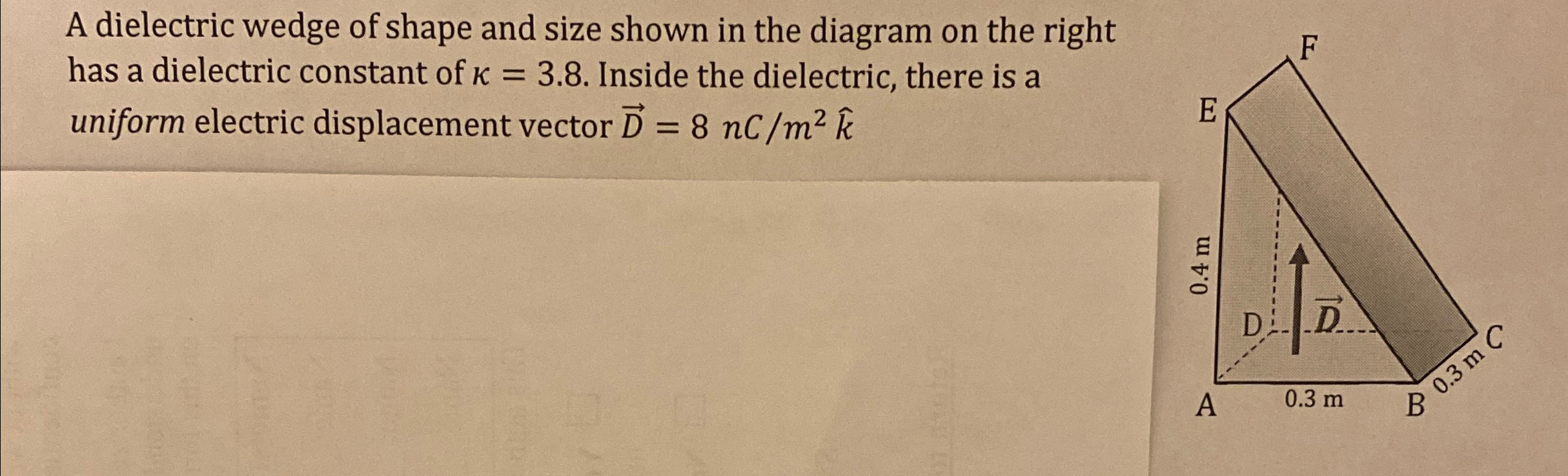Solved e. ﻿Obtain the bound electric charge density on the | Chegg.com