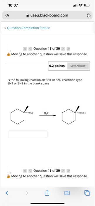 Solved 10:06 uaeu.blackboard.com This test can be saved and | Chegg.com