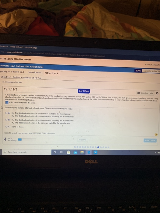 Solved mework: 12.1 Interactive Assignment 56% (5 points out | Chegg.com