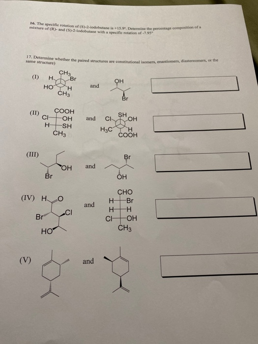 Solved mixture of (R) and (S)-2-iodobutane with a specific | Chegg.com