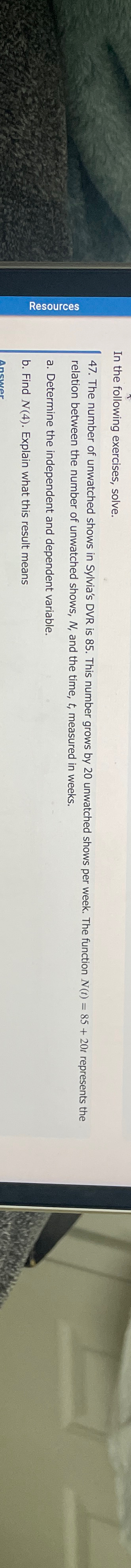 Solved In the following exercises, solve.47. ﻿The number of | Chegg.com