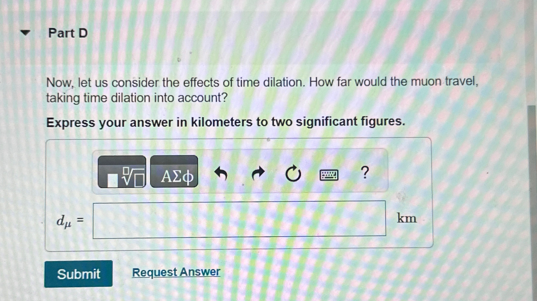 Solved Part DNow, let us consider the effects of time | Chegg.com