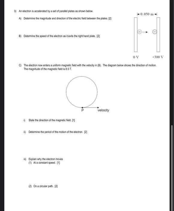 Solved A) Determine the magnitude and direction of the | Chegg.com