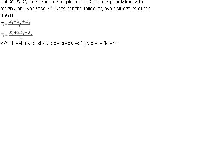 Solved Let X1, X2, X3 be a random sample or size 3 from a | Chegg.com