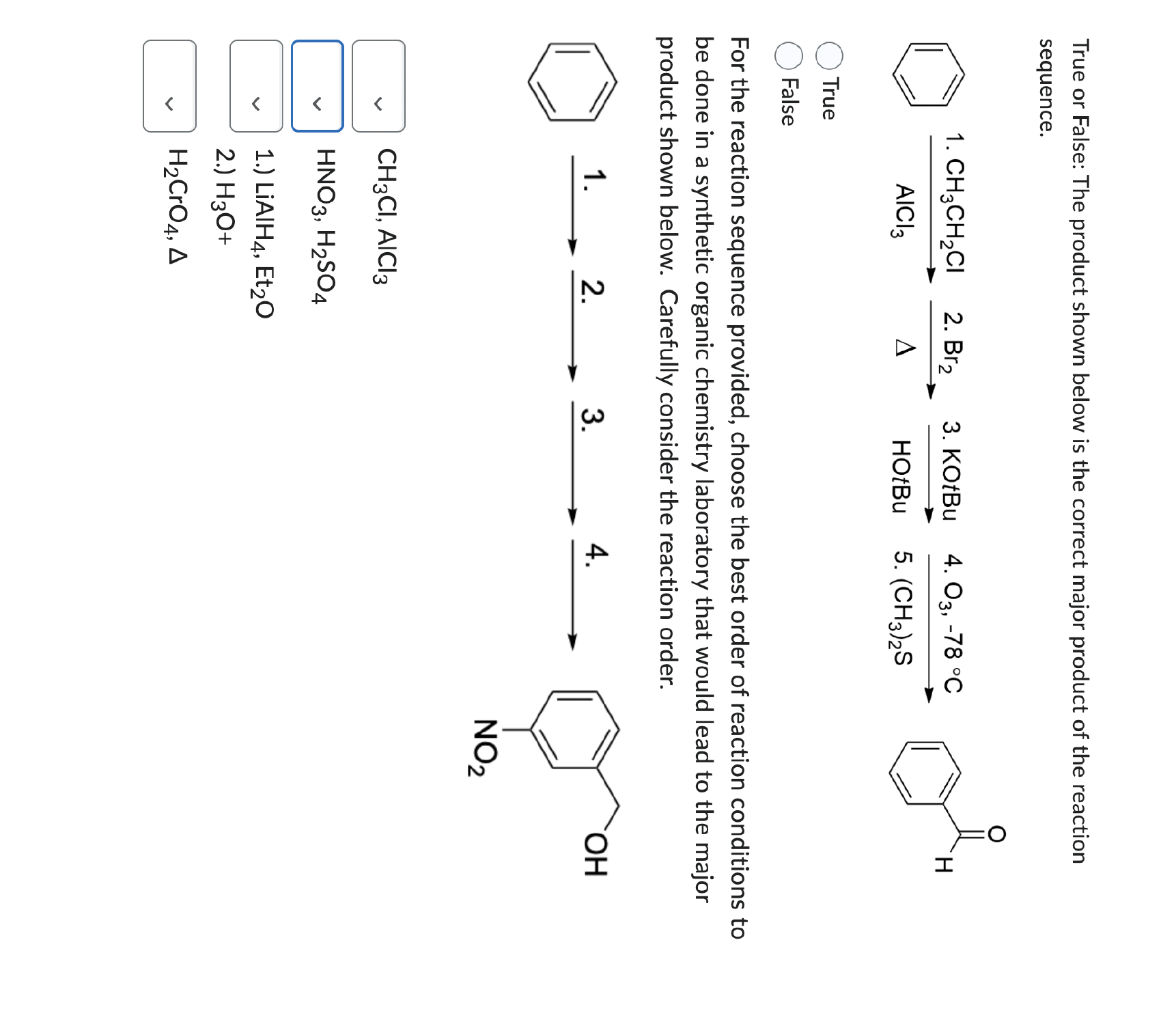 Solved True or False: The product shown below is the correct | Chegg.com