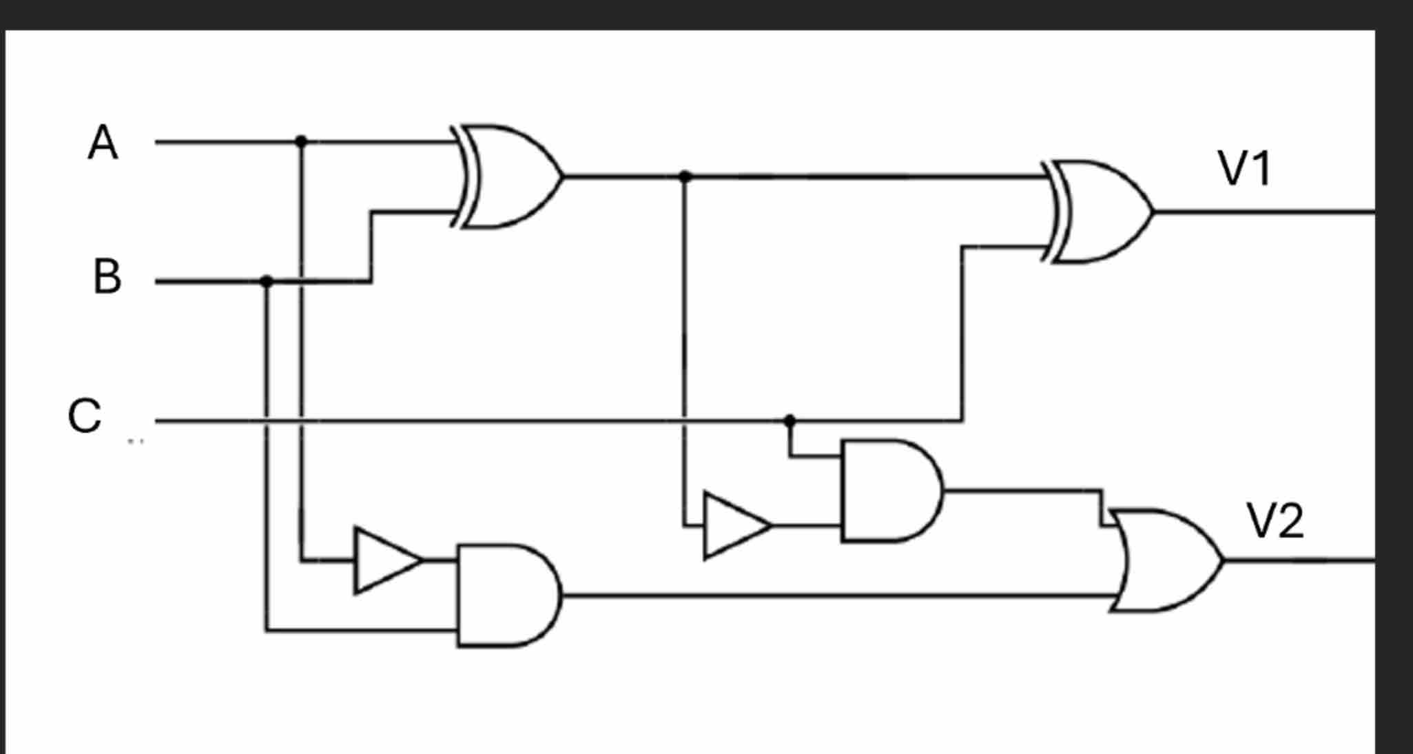 Solved 1. ﻿Fill in the truth table for this circuit2. ﻿Fill | Chegg.com