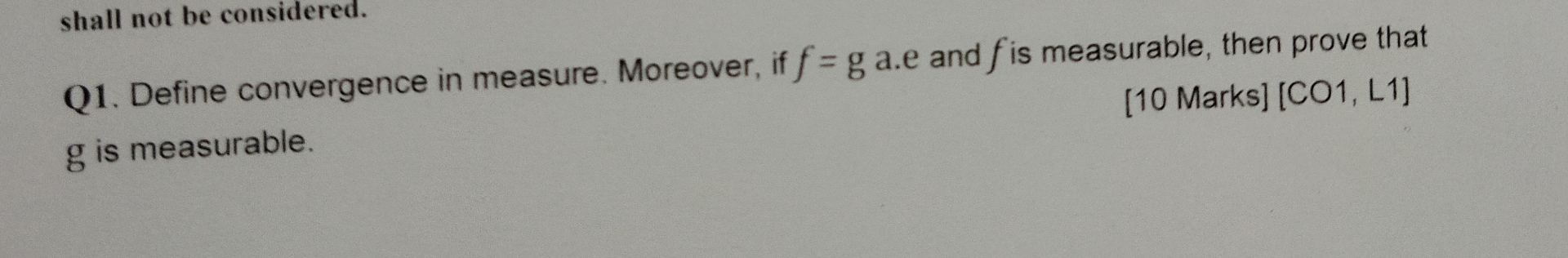 Solved shall not be considered.Q1. ﻿Define convergence in | Chegg.com