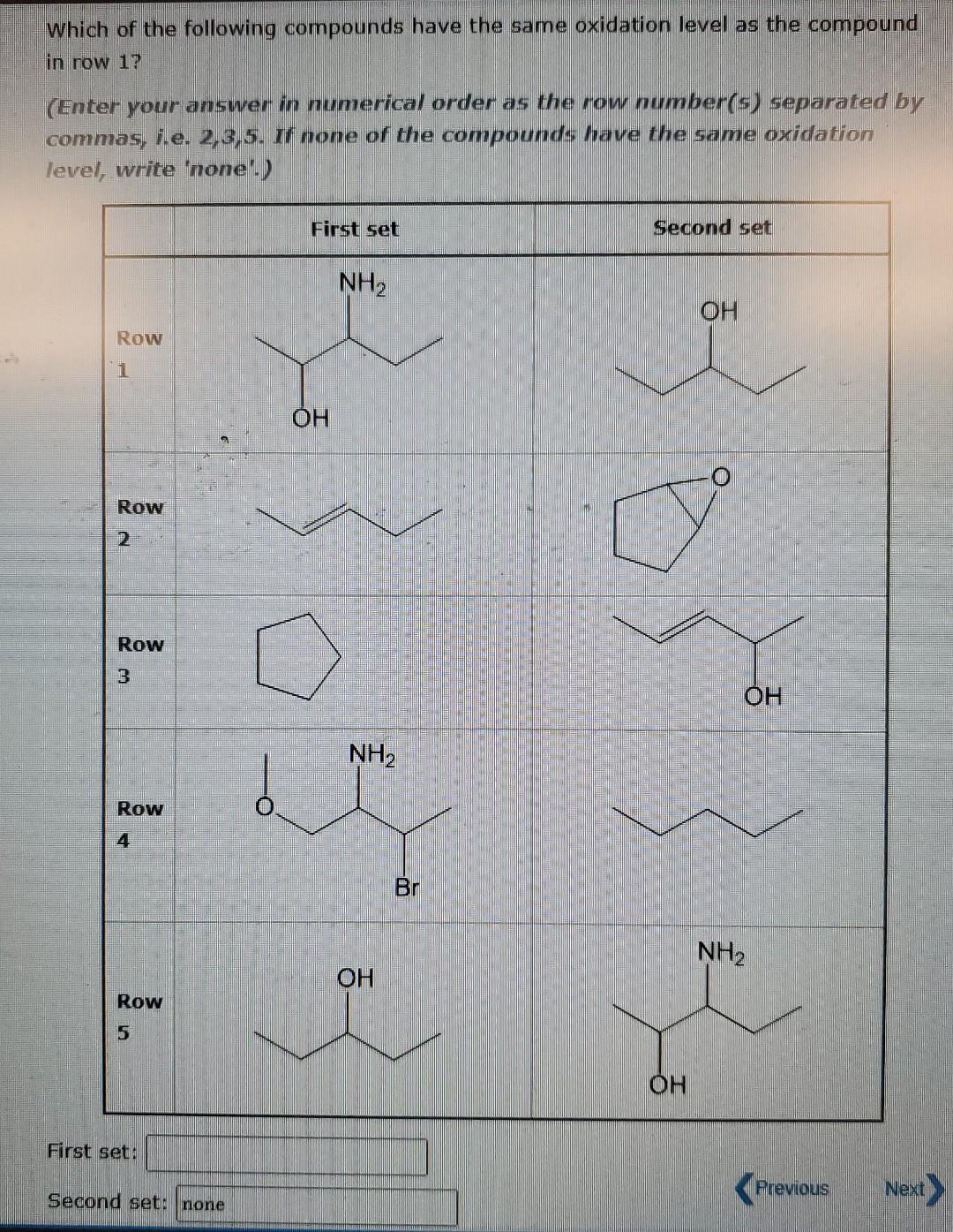 Solved Which of the following compounds have the same | Chegg.com