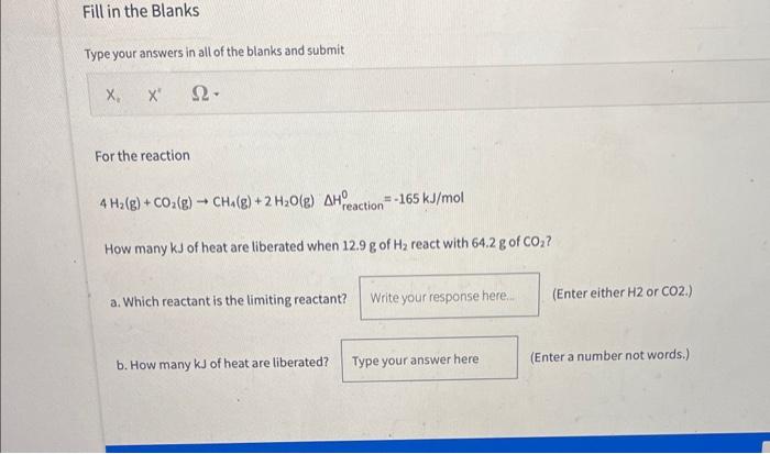 Solved Type your answers in all of the blanks and submit | Chegg.com