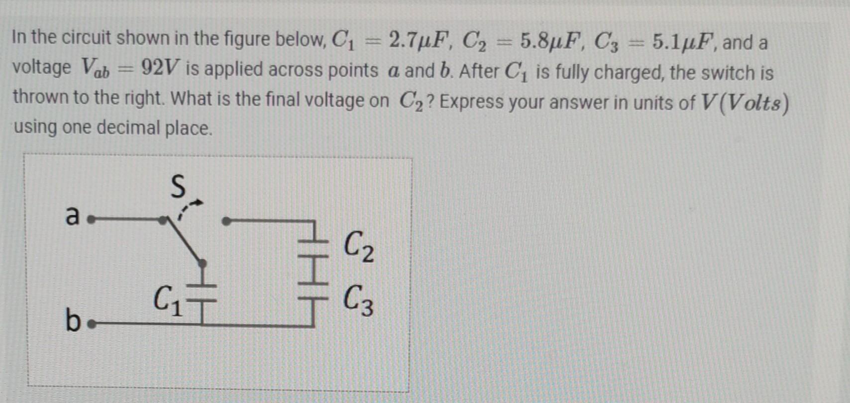 Solved In the circuit shown in the figure below, | Chegg.com