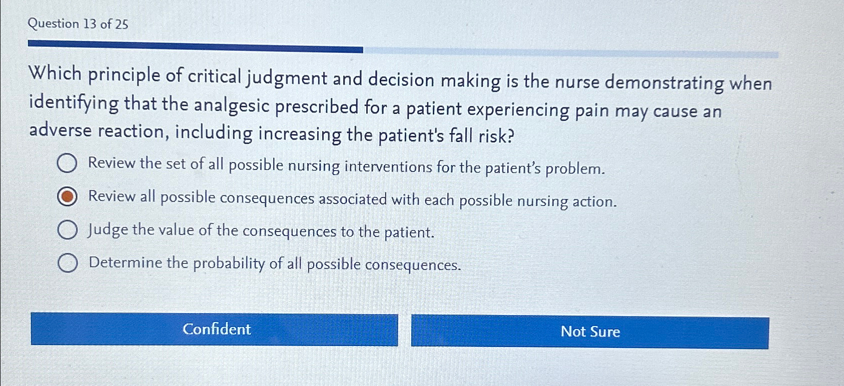 Solved Question 13 of 25\\nWhich principle of critical | Chegg.com