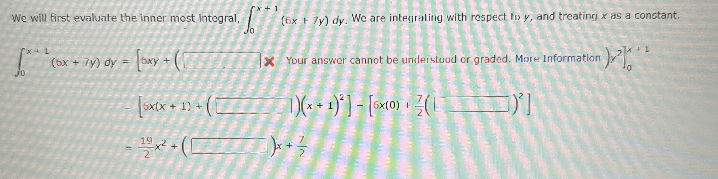 Solved We will first evaluate the inner most integral, | Chegg.com