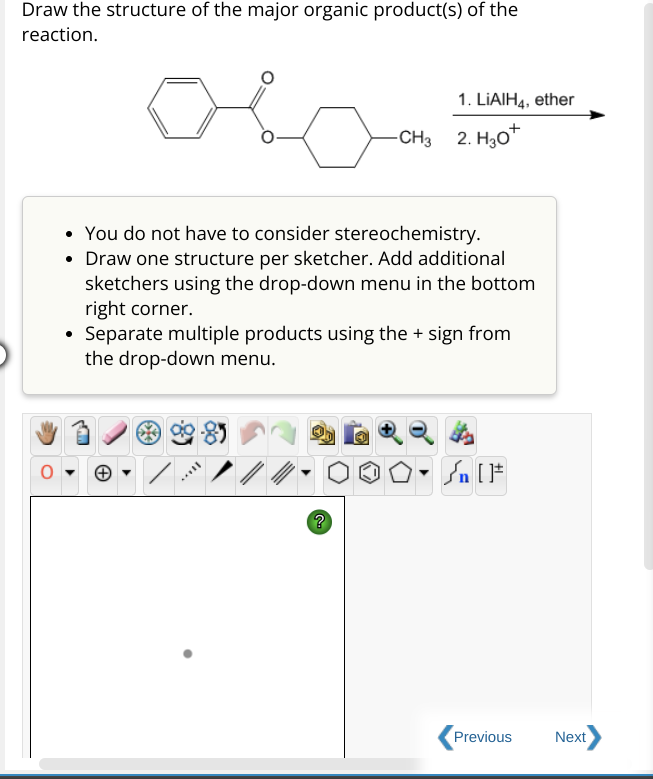 Solved Draw the structure of the major organic product(s) | Chegg.com