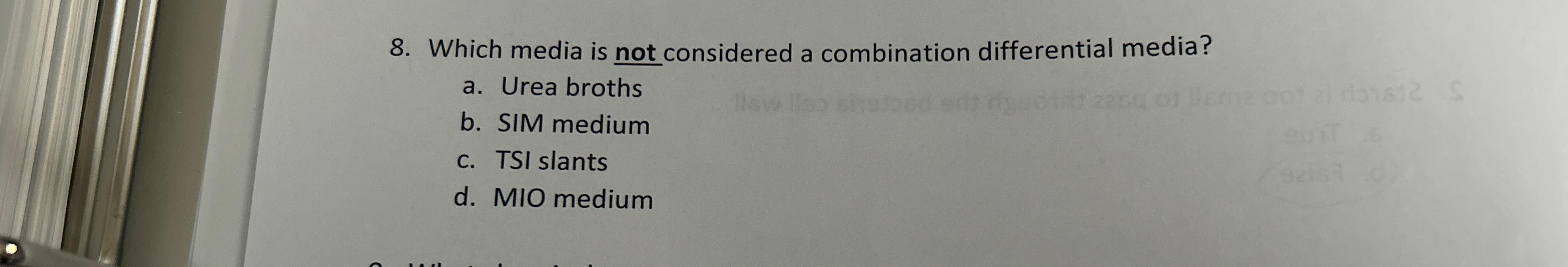 Solved Which media is not considered a combination | Chegg.com